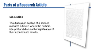 Research articles | PPTX