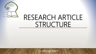 Research article structure | PPTX
