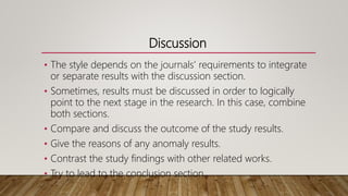 Research article structure | PPTX