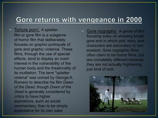 History of Horror | PPTX