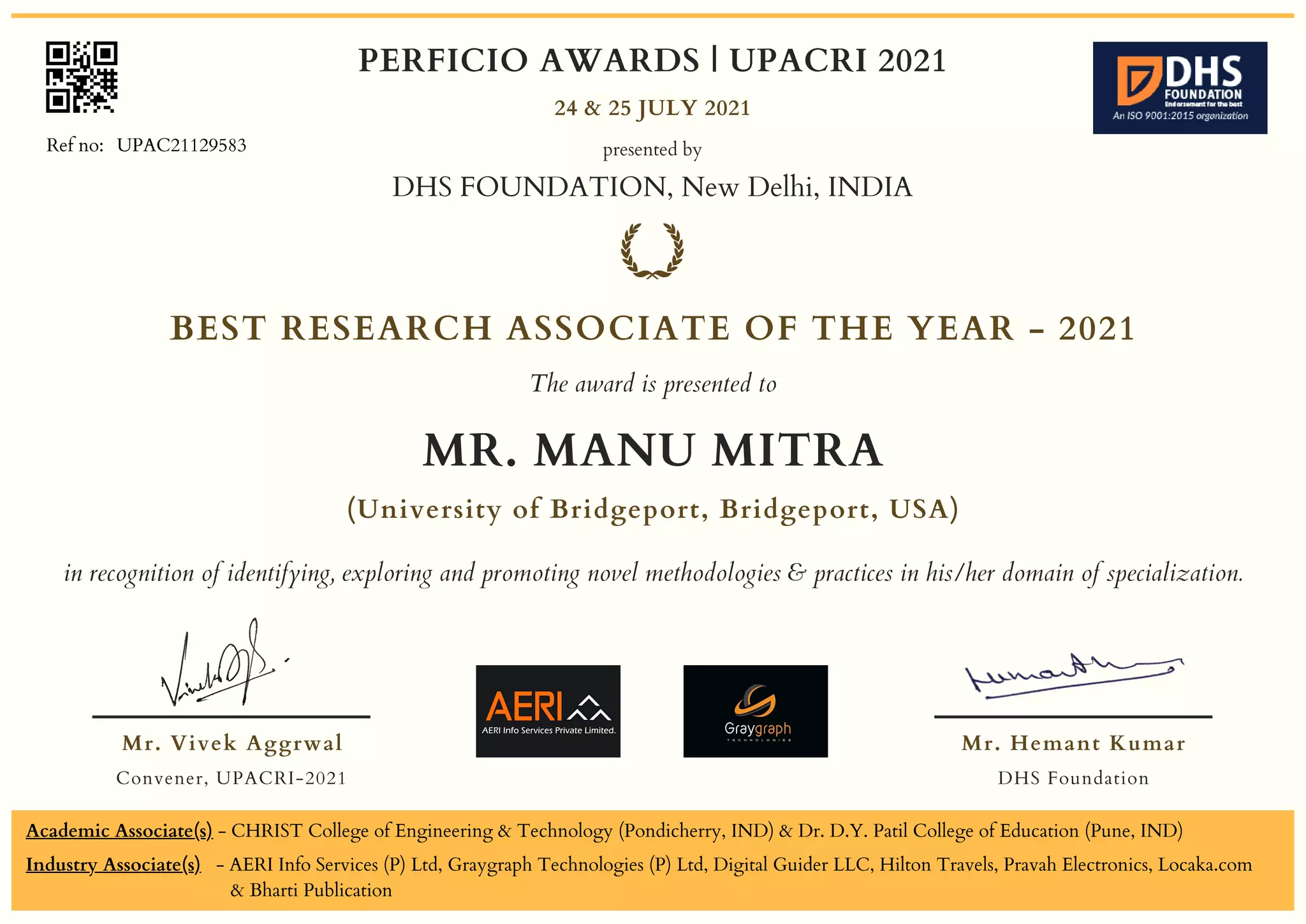 Best Research Associate DHS | PPT