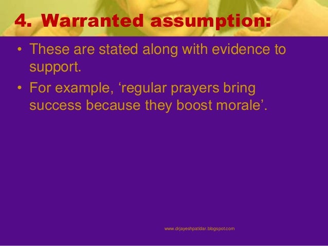 Research assumption