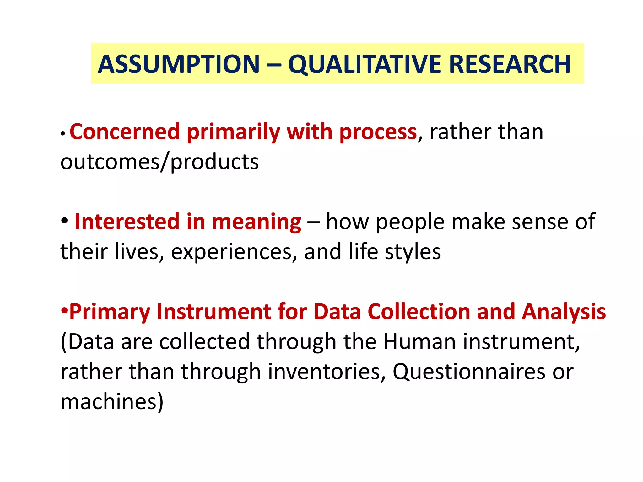 Research assumptions, delimitations and limitations | PPTX