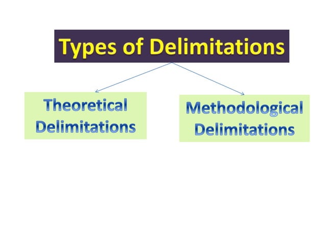 Research assumptions, delimitations and limitations | PPTX