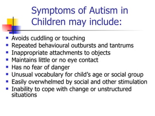 Child with autism | PPT | Brain and Nervous System Disorders | Diseases ...