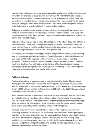 Structure of a Media Sector | DOCX