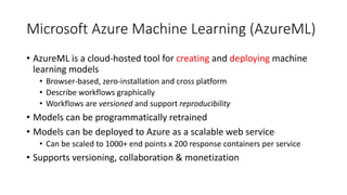 [Research] azure ml anatomy of a machine learning service - Sharat ...