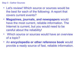 Research Basics is the steps to how to do the research.ppt