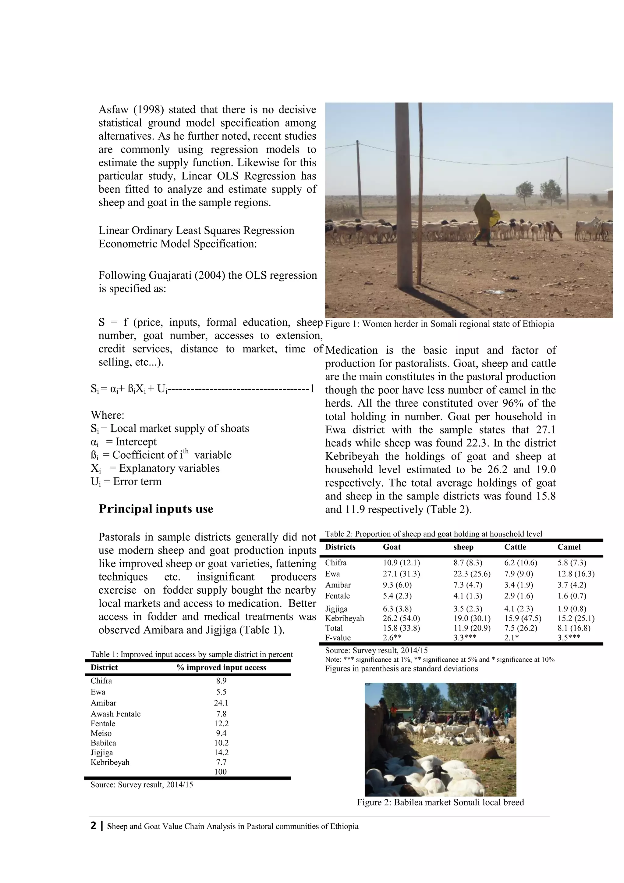 Livestock Value Chain Analysis in Pastoral communities of Ethiopia | PDF
