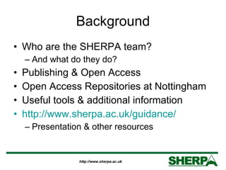 Scholarly Communication, Open Access & Repositories | PPT