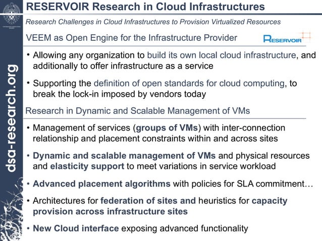 Research Challenges In Cloud Infrastructures | PPT