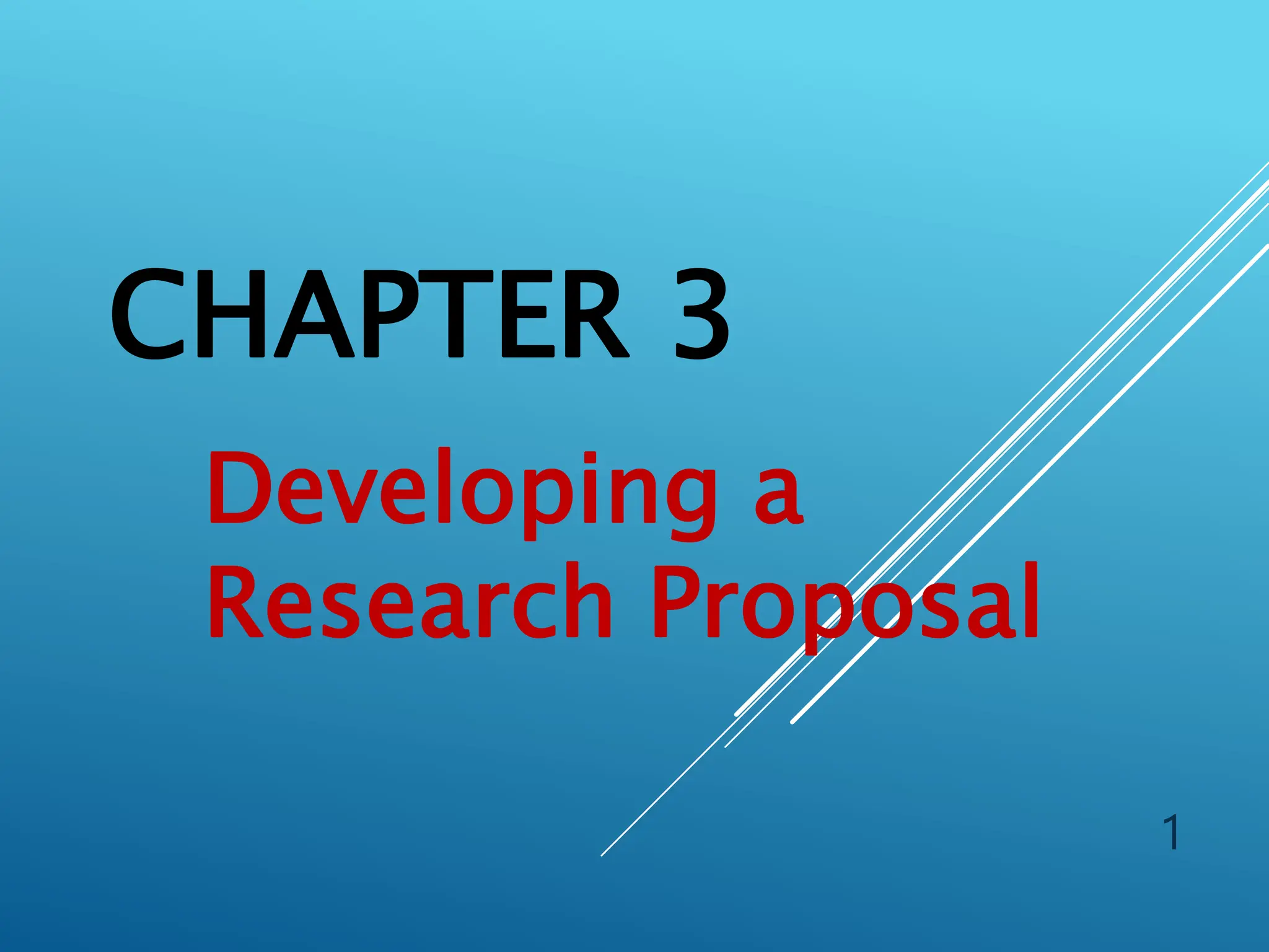 Research Chapter 3.pptx and research proposal | PPTX