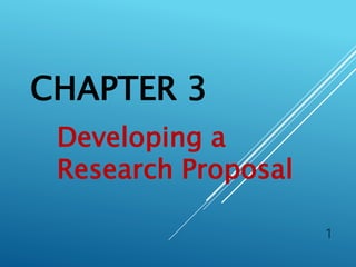 Research Chapter 3.pptx and research proposal | PPTX