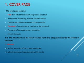 Research Chapter 3.pptx and research proposal | PPTX