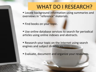 Research & citing sources made easy | PPT