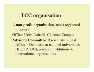 RESEARCH COMMUNICATION AND TCC FOR WARIMA WORKSHOP | PPT
