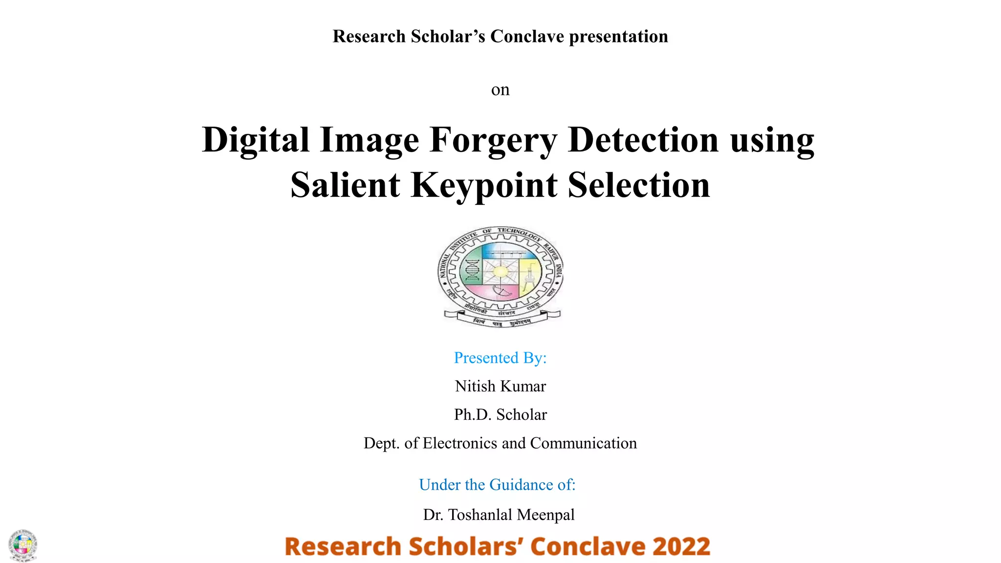 Image Forgery Detection | PDF Image Forgery Detection | PDF