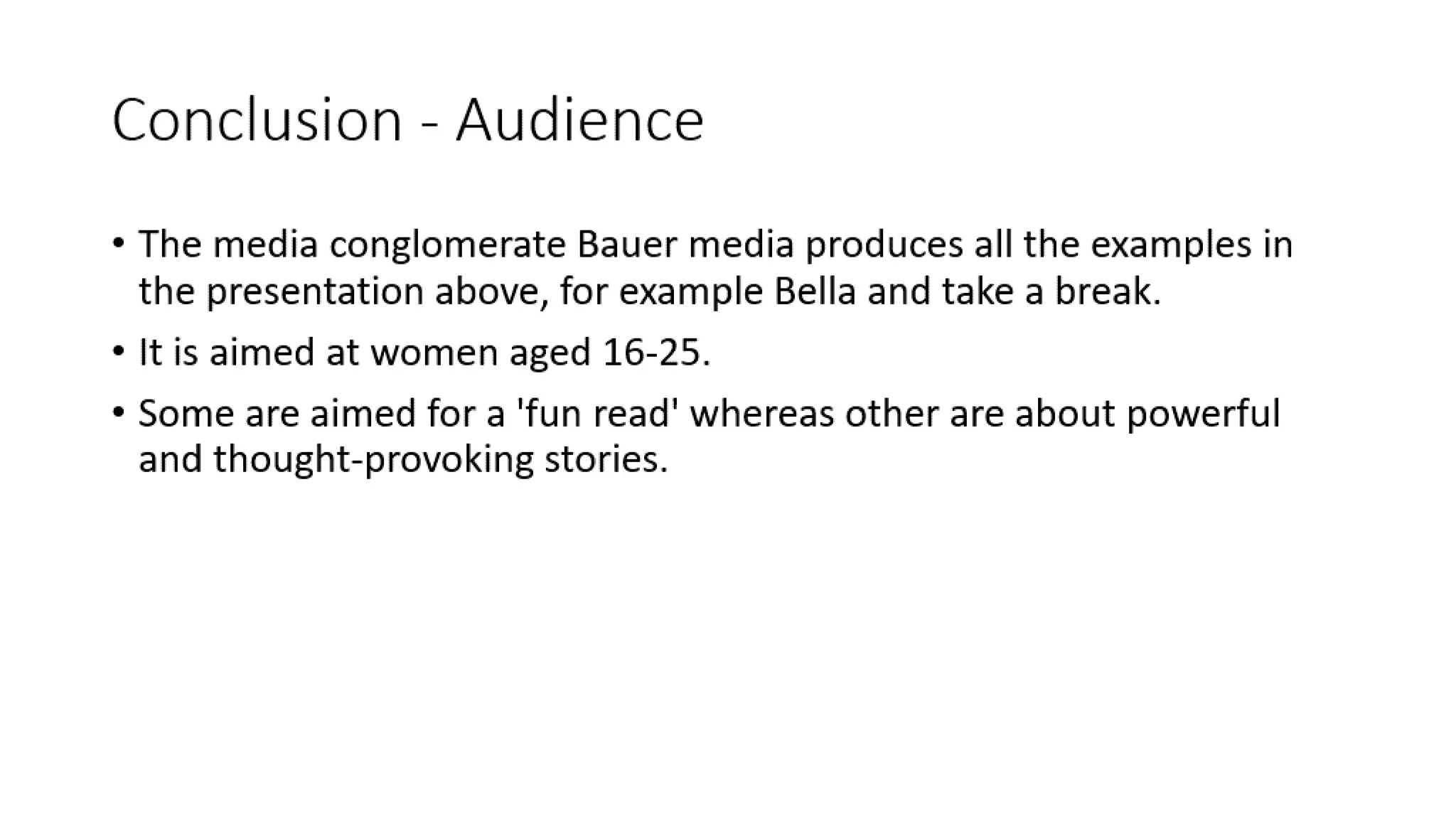 Research conclusion | PPT