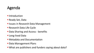 Research data life cycle | PPTX