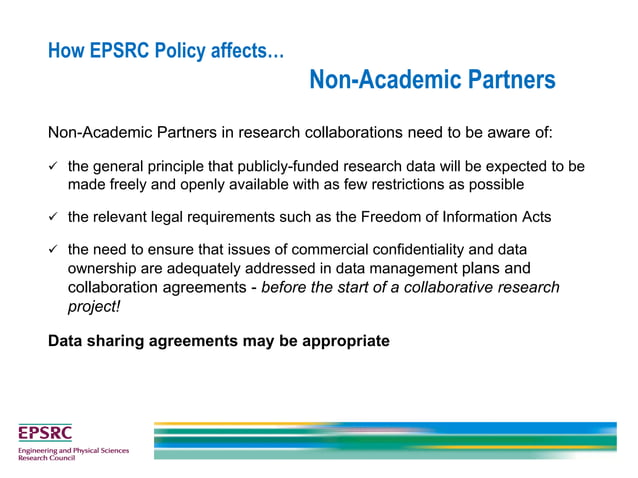 Research Data Management - EPSRC’s Perspective | PPT
