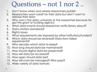 Research Data Overview | PPT