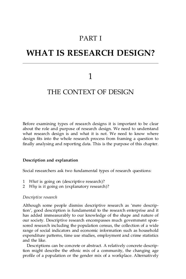 Research design