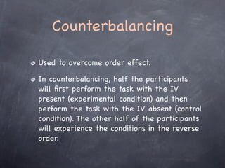 Research design | KEY