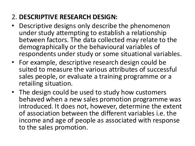 Research design