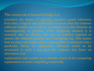 Research design | PPTX