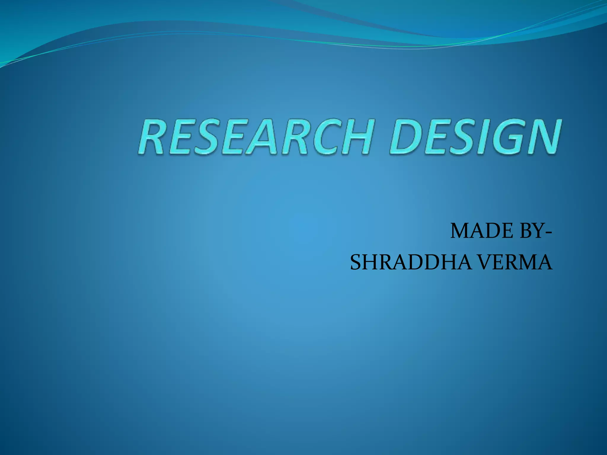 Research design | PPT
