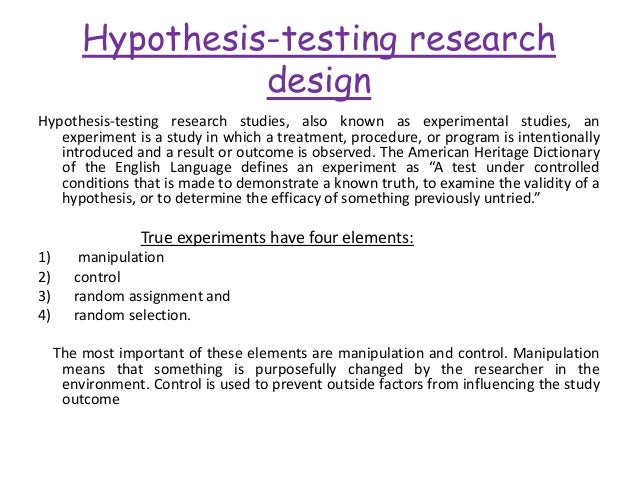 Research design