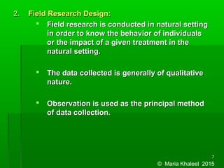 Research design | PPT