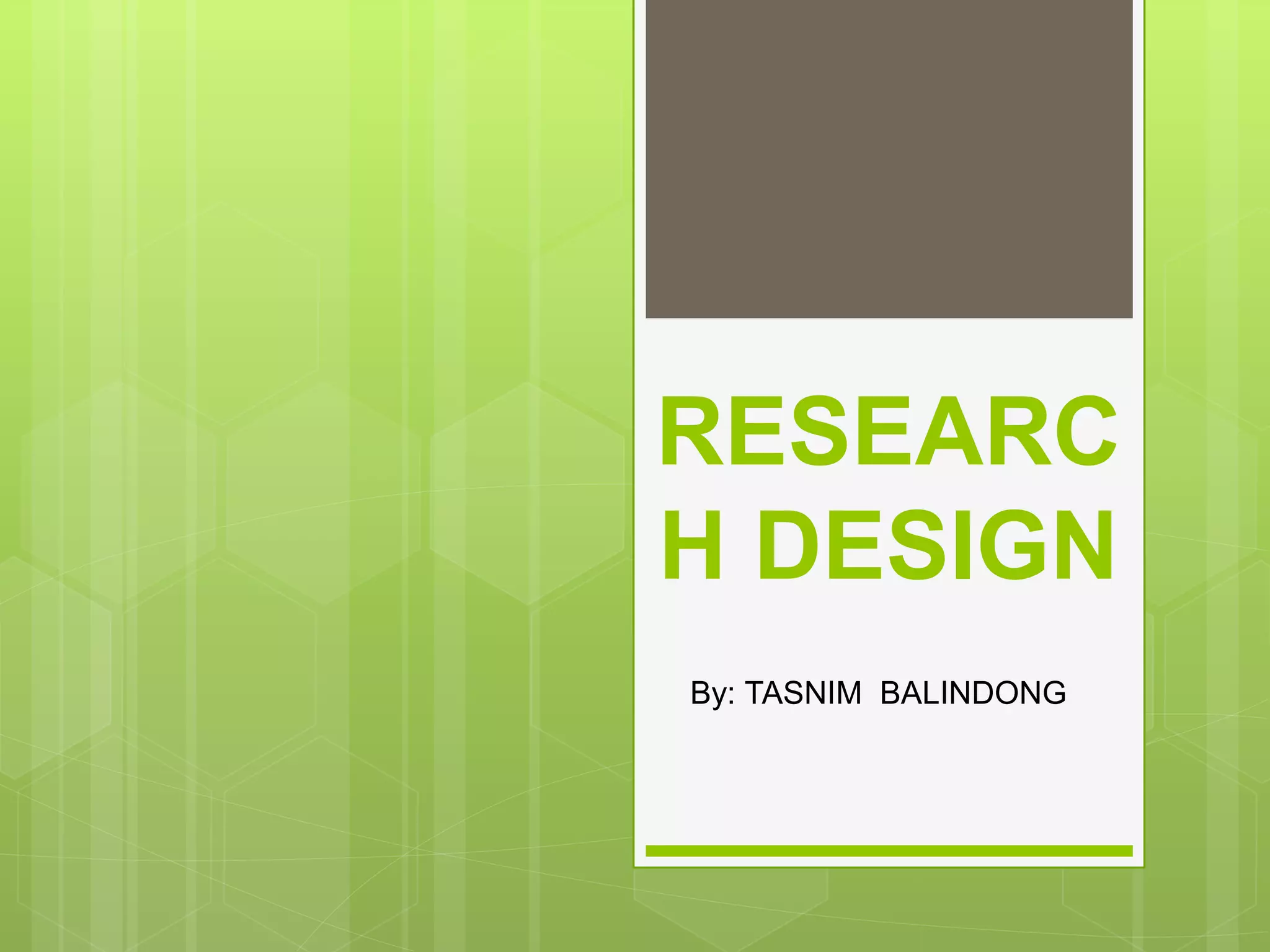 Research design | PPT