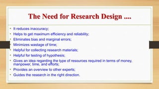 Need For Research