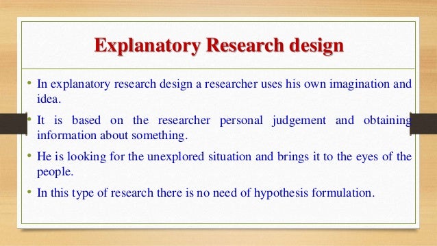 Research design