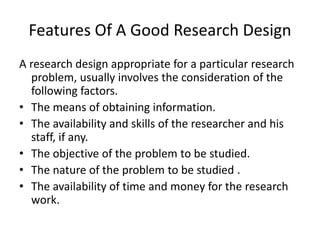 Research design | PPTX