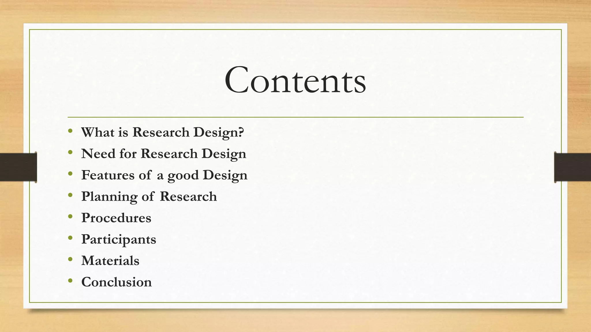 Research design | PPTX