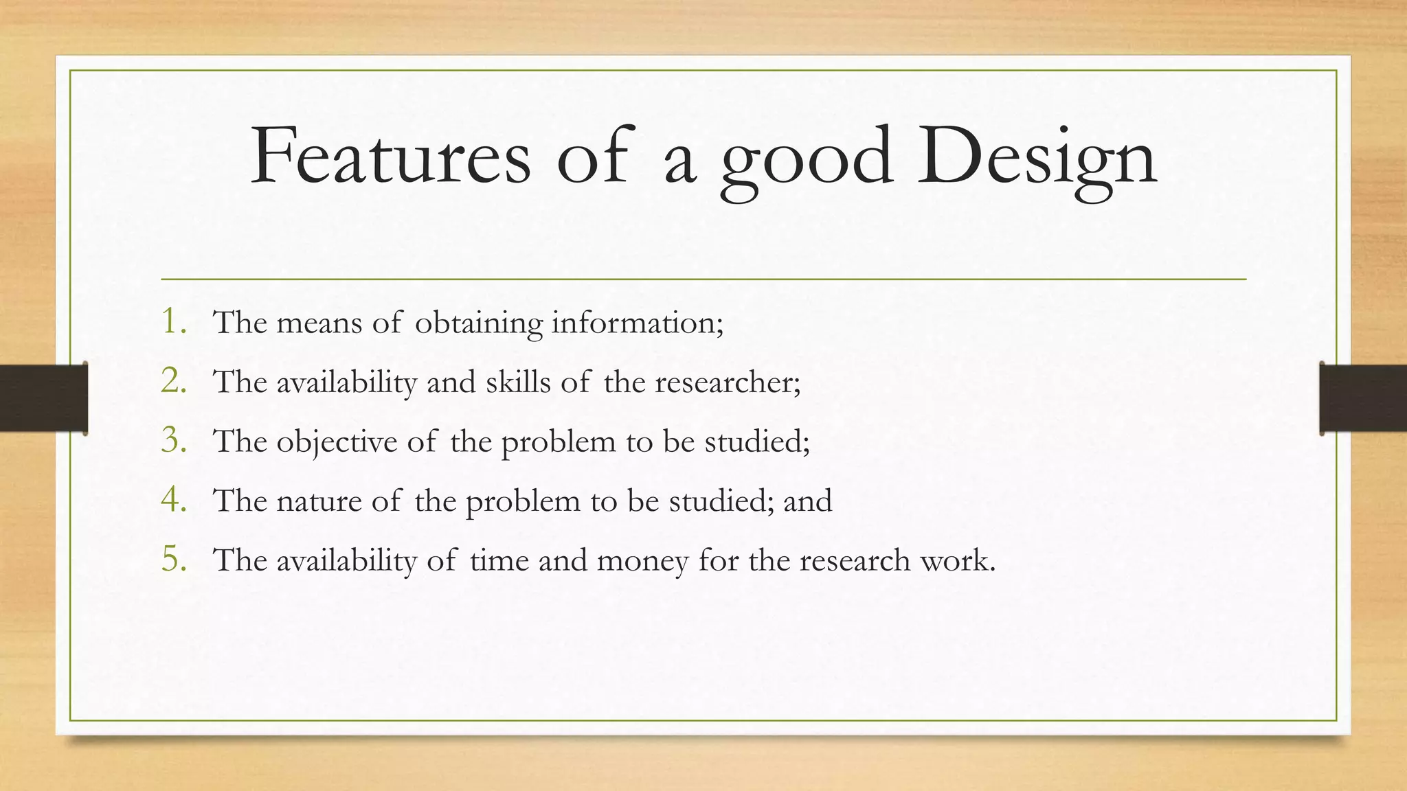Research design | PPTX