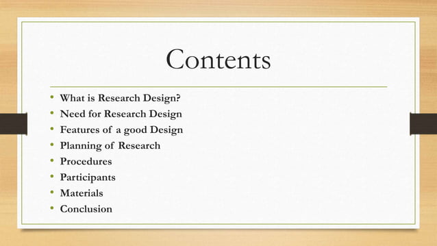 Research design | PPT
