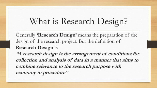 Research design | PPT