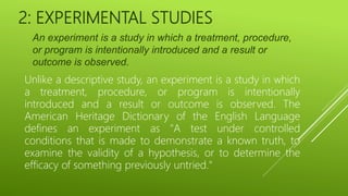 Research design | PPTX | Chemistry | Science