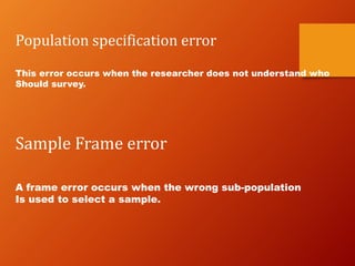 Research methodology, design, meaning, features, need, Sampling, errors ...