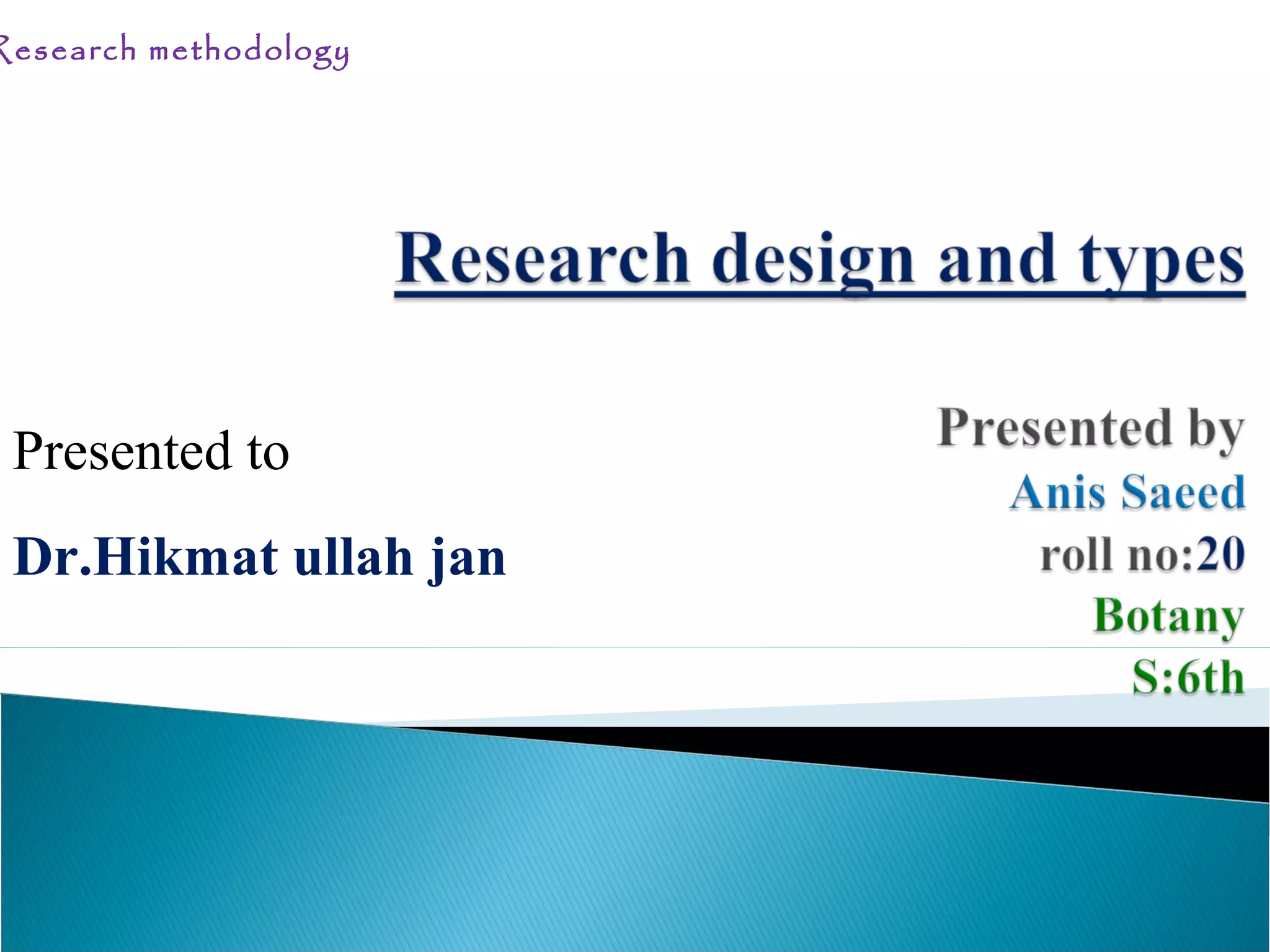 Research design | PPT