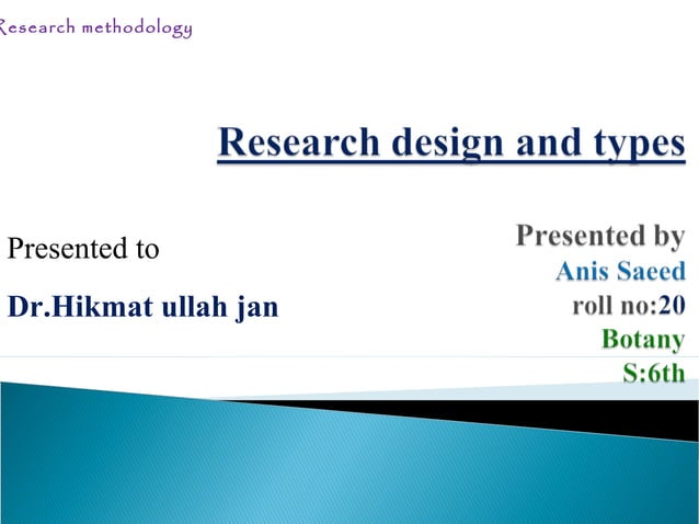 Research design | PPT