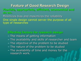 Research design | PPT