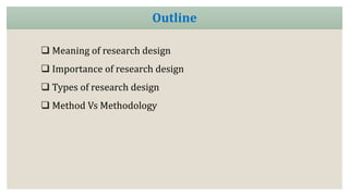 Introduction to Research Design | PPTX