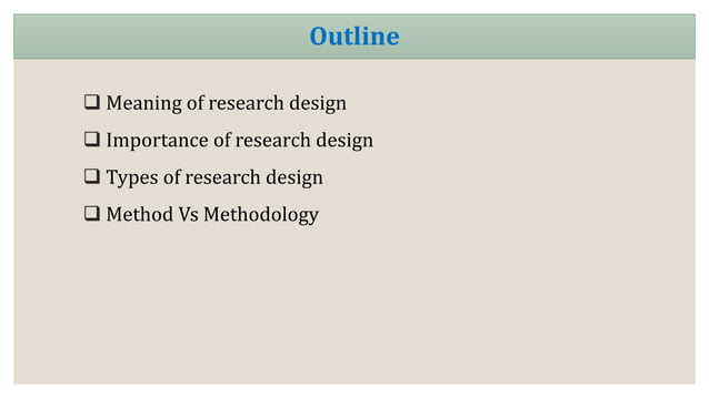 Introduction to Research Design | PPTX | Science