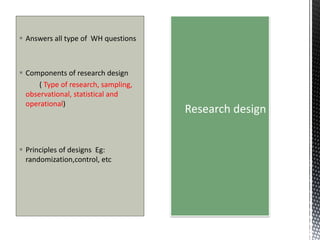 Research design | PPTX