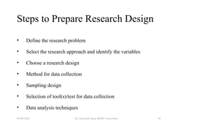 Research Design: A Foundation of Research.pptx