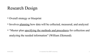 Research Design: A Foundation of Research.pptx